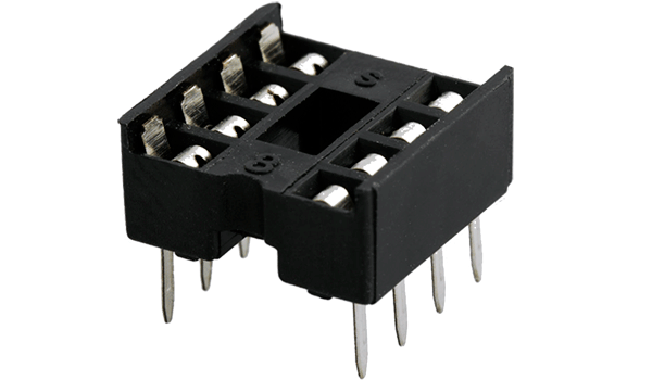 Zocalo para circuito integrado de 8 pines (PIN8) | Nanoparuro